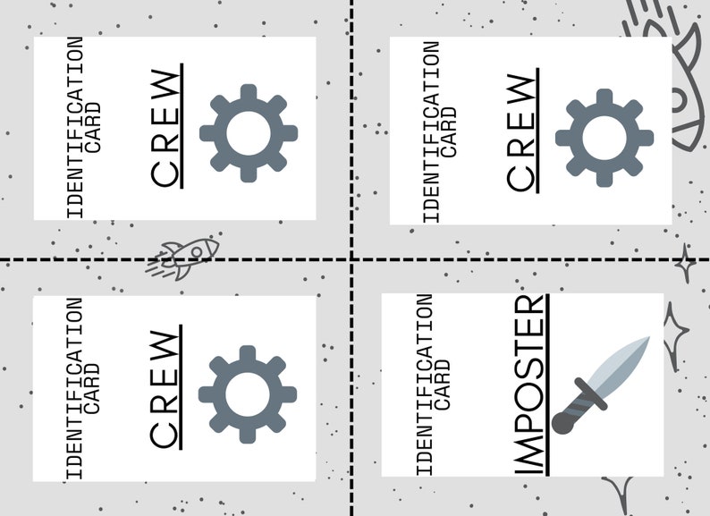 Among Us Group Activity - Etsy