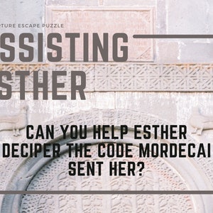 Physical Edition Bible Escape Puzzle: Assisting Esther - Etsy