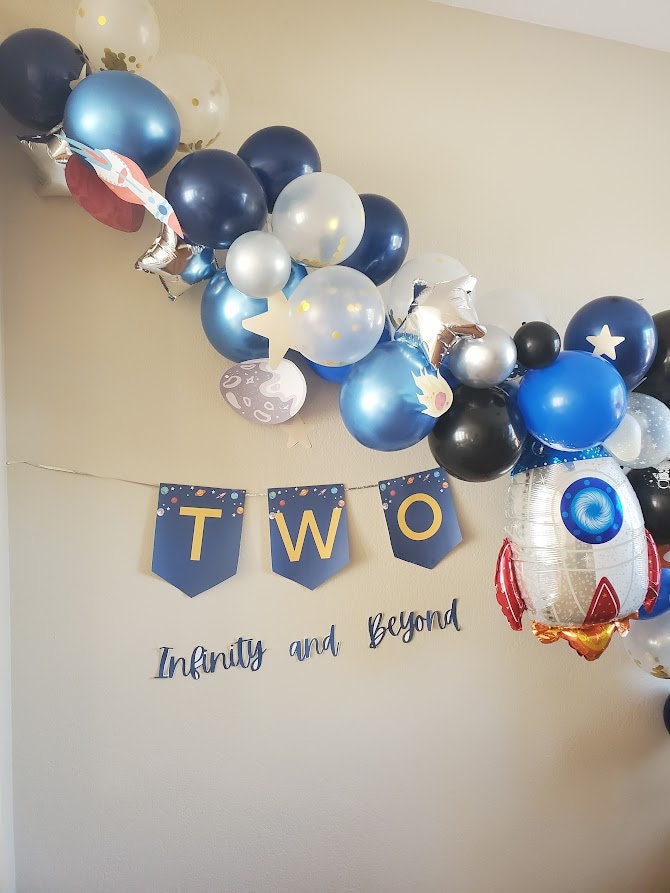 TWO Infinity and Beyond Space Printable Party - Etsy