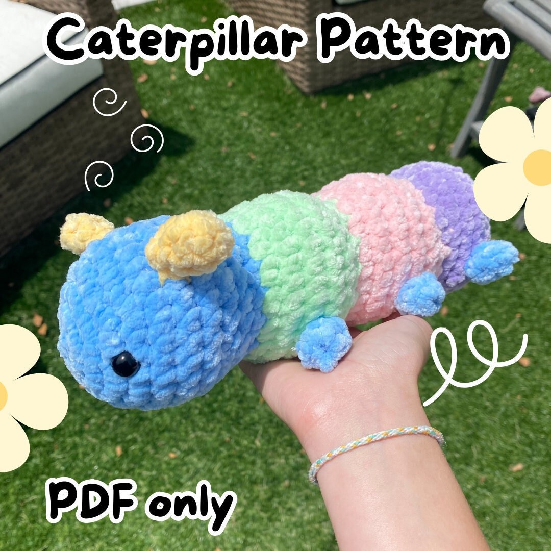 Crochet Caterpillar | PDF Pattern - Etsy