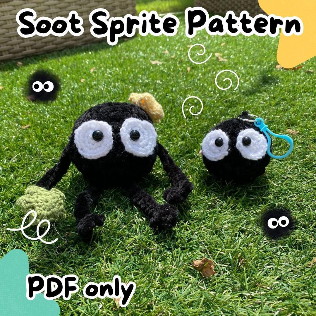 Crochet Soot Sprite | PDF Pattern - Etsy UK