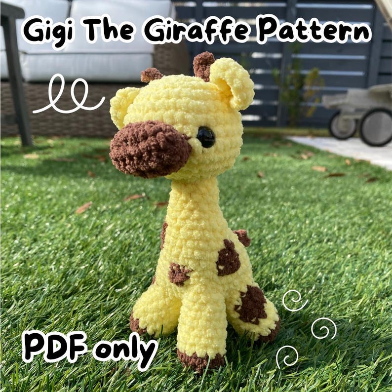 Gigi the Giraffe | PDF Pattern - Etsy