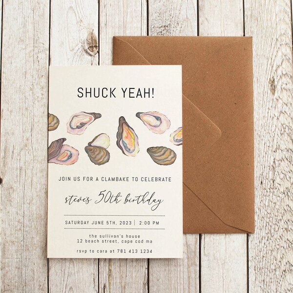 Summer Party Invite - Etsy