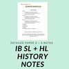 IB SL/HL Psychology Notes | Detailed Study Guide | International ...