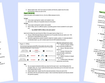 IB SL/HL Detailed History Notes Paper 2 3 International - Etsy Hong Kong