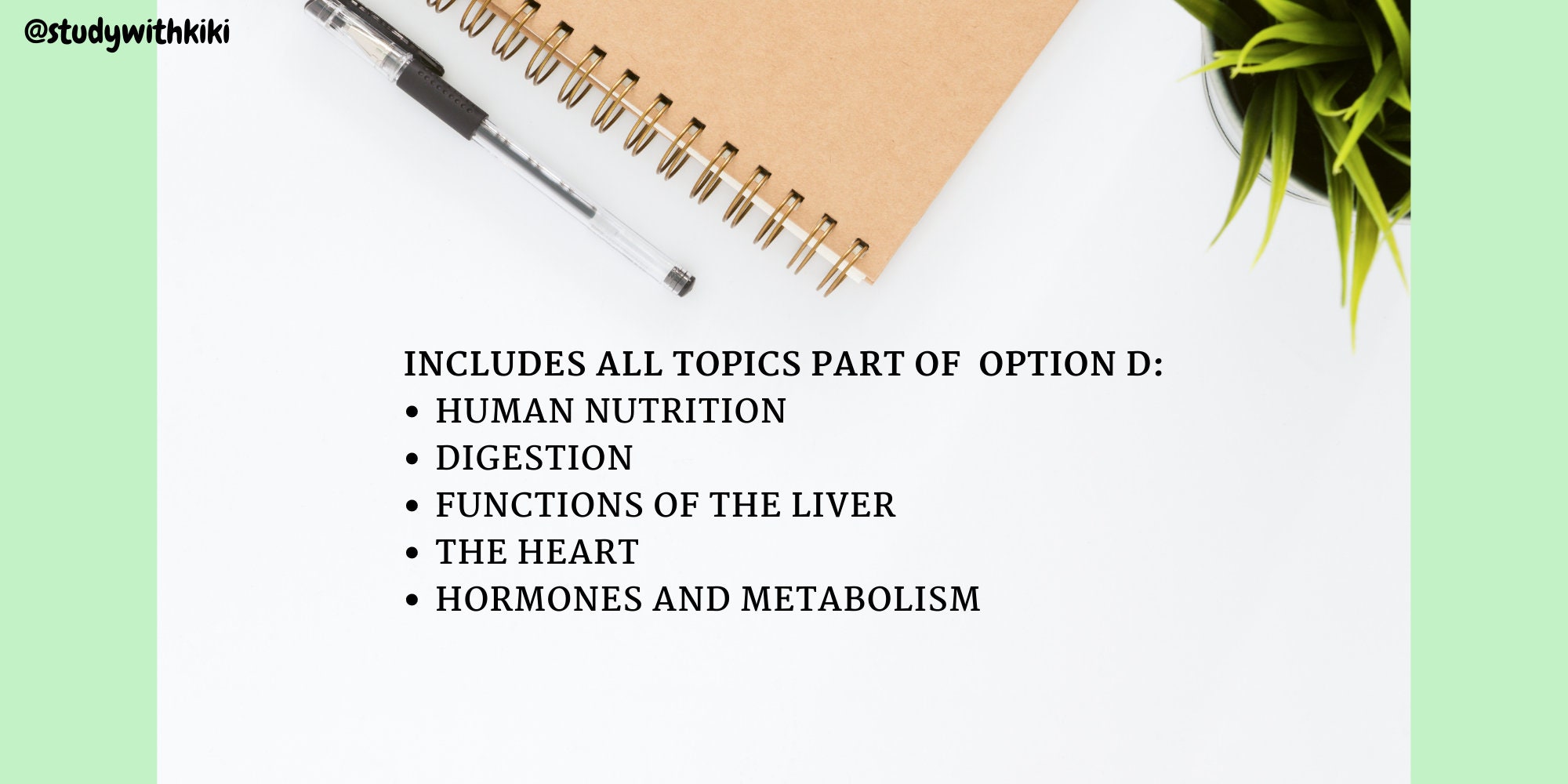 IB Biology Option D: Human Physiology Notes | International ...