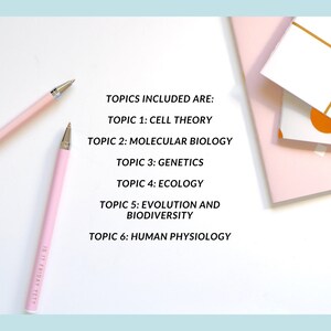 IB SL Biology Notes | Detailed Study Guide | International ...