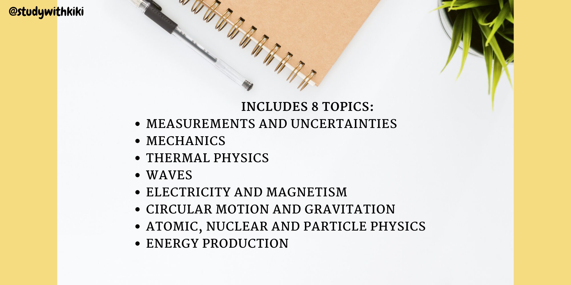 IB Physics Notes Detailed Study Guide International Baccalaureate Study ...