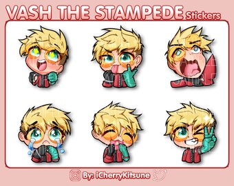 Trigun Stampede Vash the Stampede Emotes for Twitch (Download Now) - Etsy