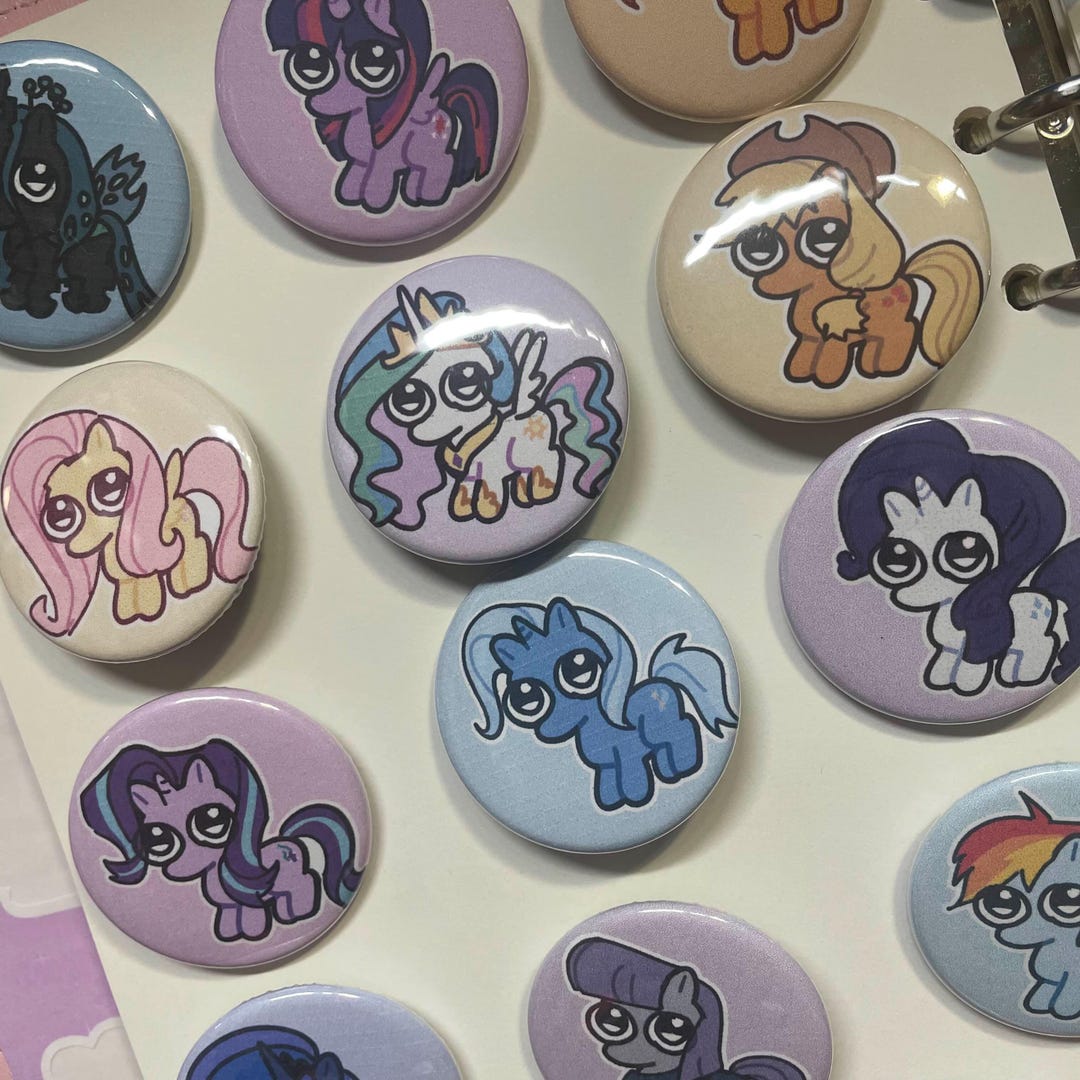 My Little Pony Scrimblo Pins - Etsy