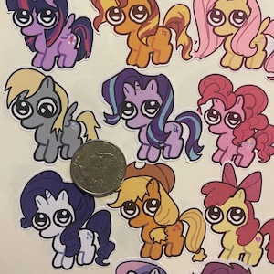 Mlp My Little Pony Scrimblo Stickers - Etsy