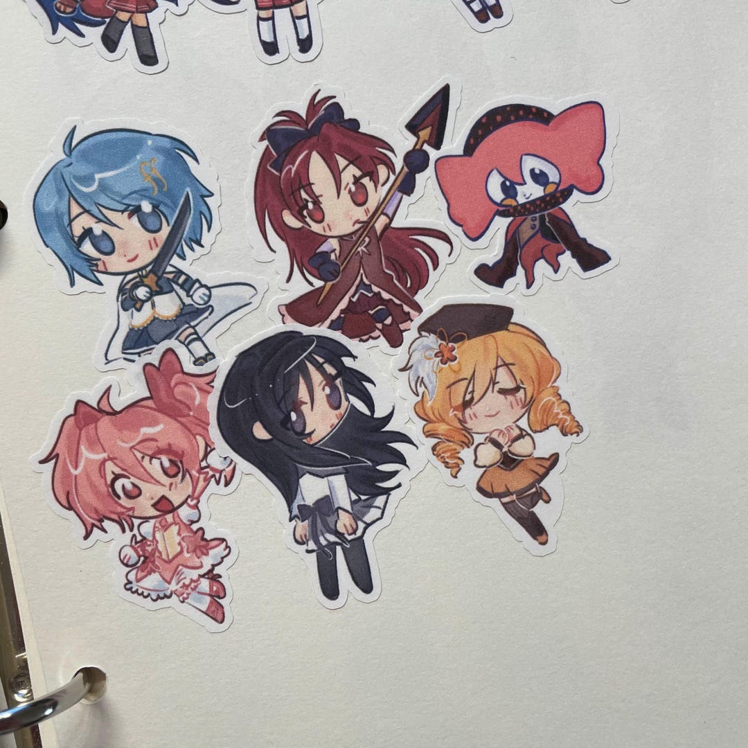 Sad Magical Girl Stickers - Etsy