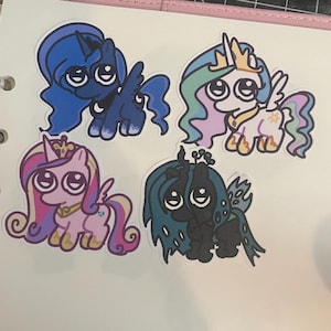 Mlp My Little Pony Scrimblo Stickers - Etsy