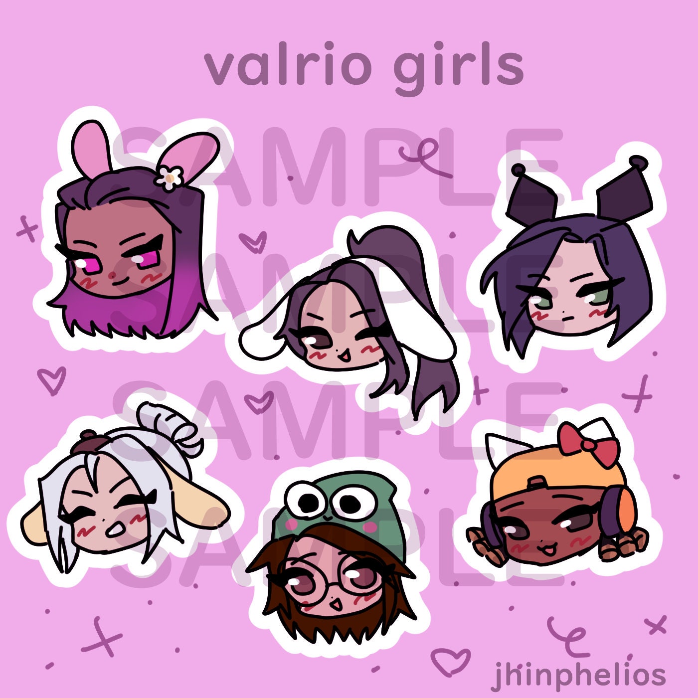 Valorant Girls Sticker Sheet - Etsy
