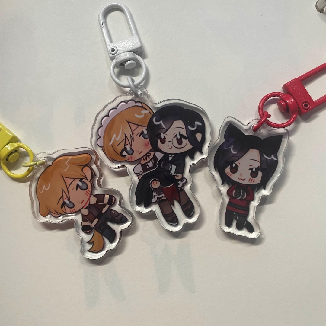 Re Inspired Leon Kennedy Ada Wong Keychain - Etsy