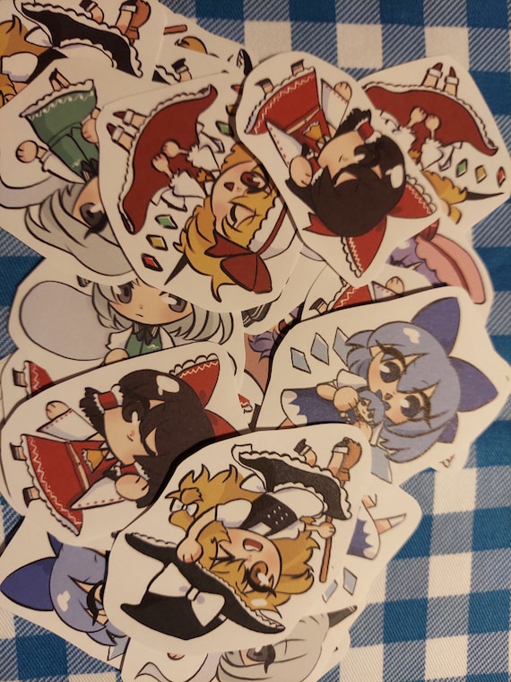 Touhou Stickers - Etsy