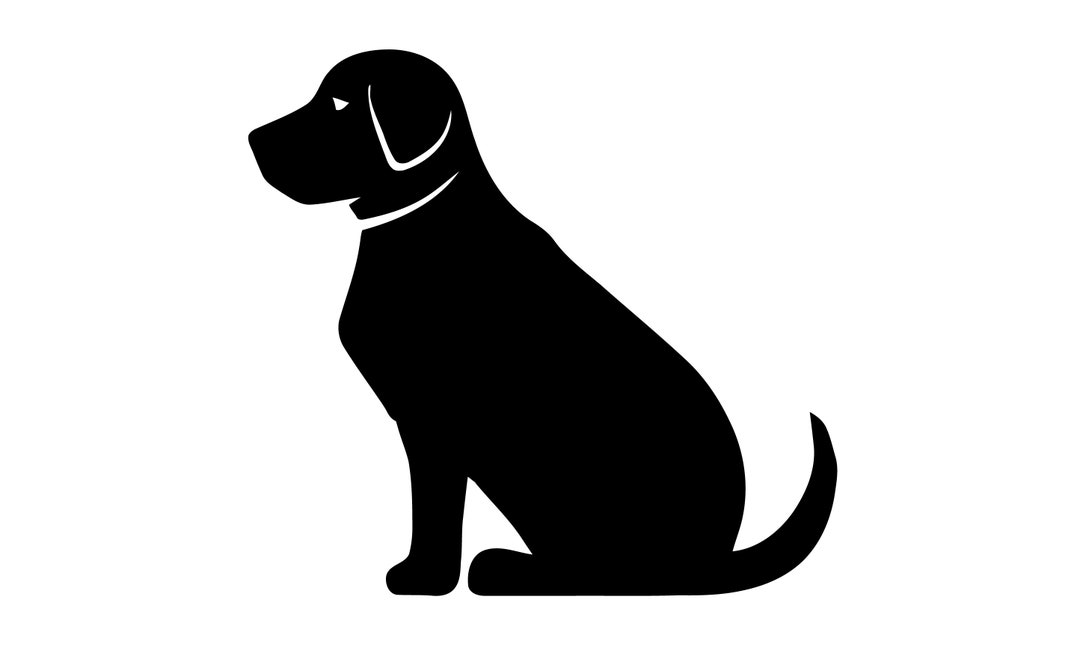 Dog SVG, Black Lab SVG Labrador Retriever Cut File for Cricut and ...