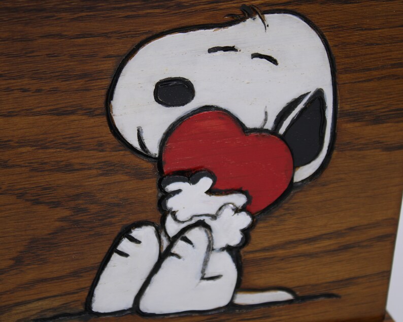 Carved Snoopy Pet Cremation Urn - Etsy