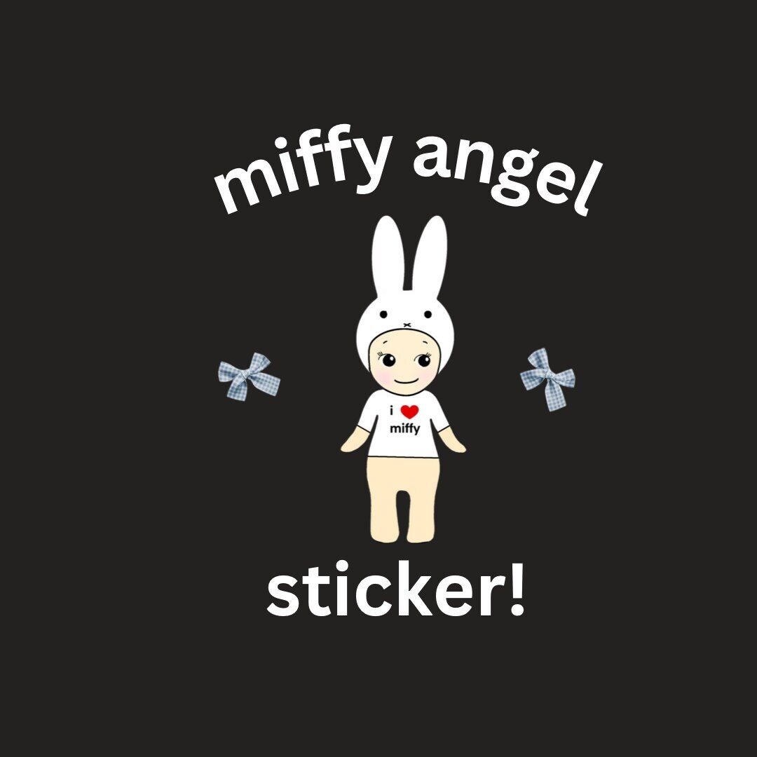 Mïffy X S0nny Angel Sticker - Etsy
