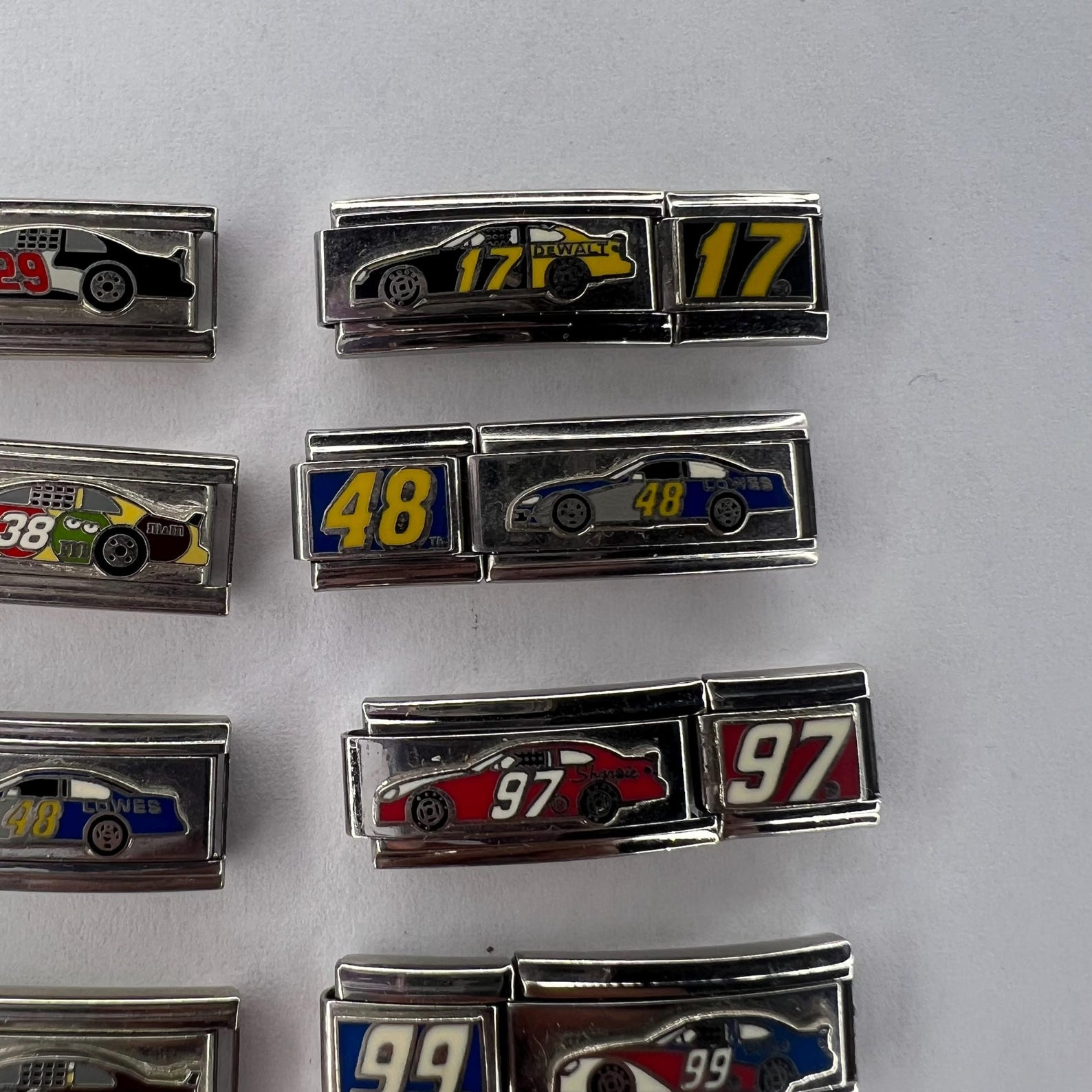 NASCAR Racing Cars Sports Vintage Italian Charms Jewelry - Jeff Gordan ...