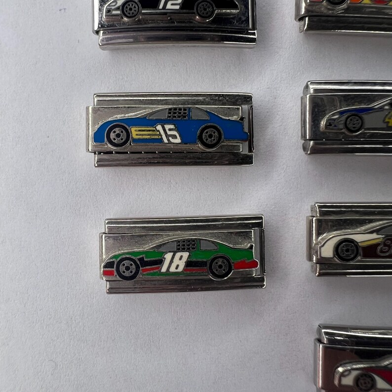 NASCAR Racing Cars Sports Vintage Italian Charms Jewelry - Jeff Gordan ...
