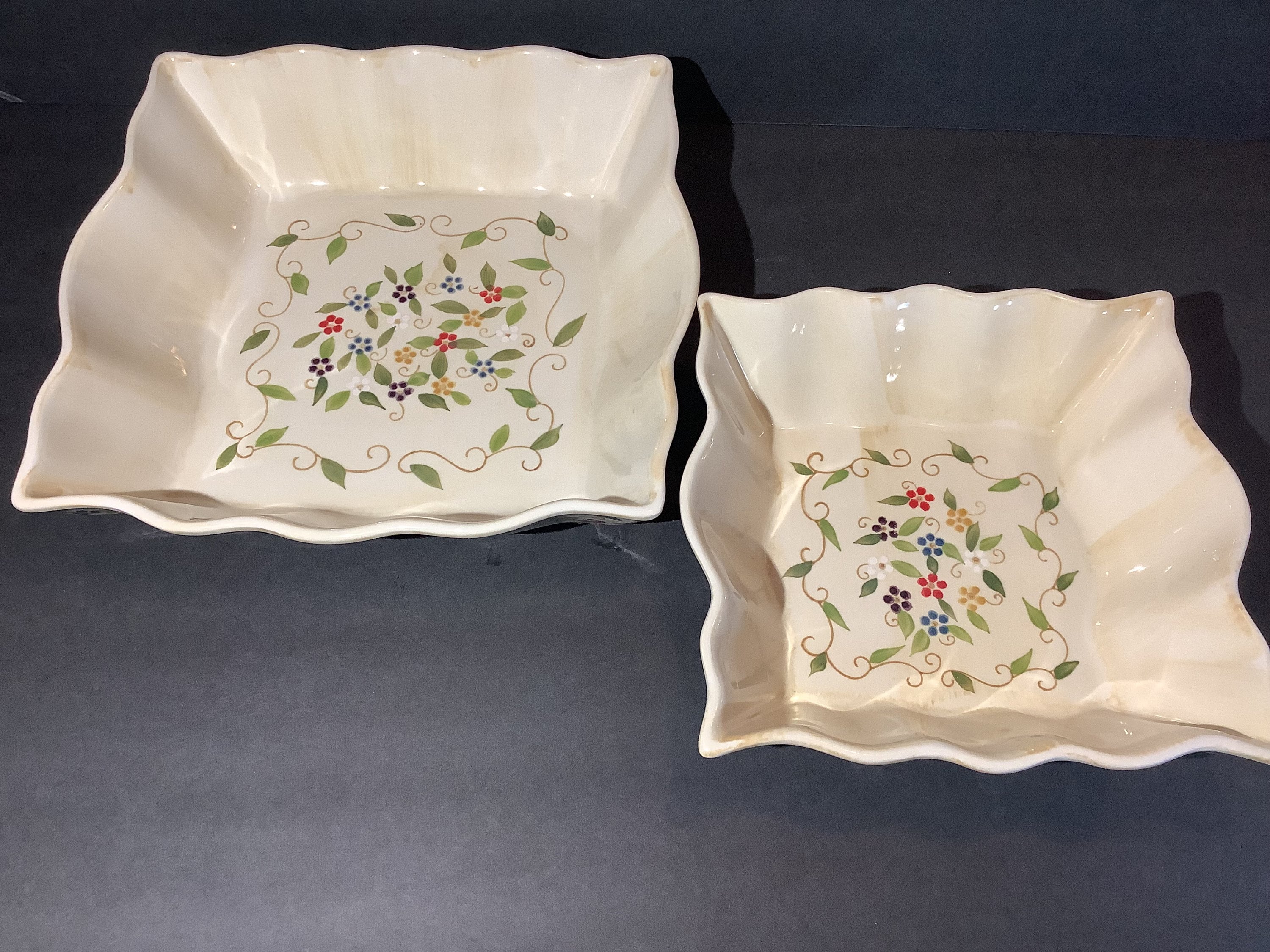 Temp-tations Square Bake Ware Set by Tarra - Etsy