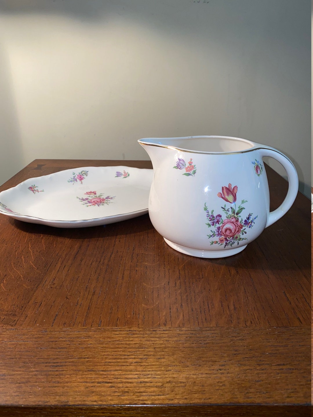 Vintage 1950's Household Institute Priscilla Pattern Pitcher and ...