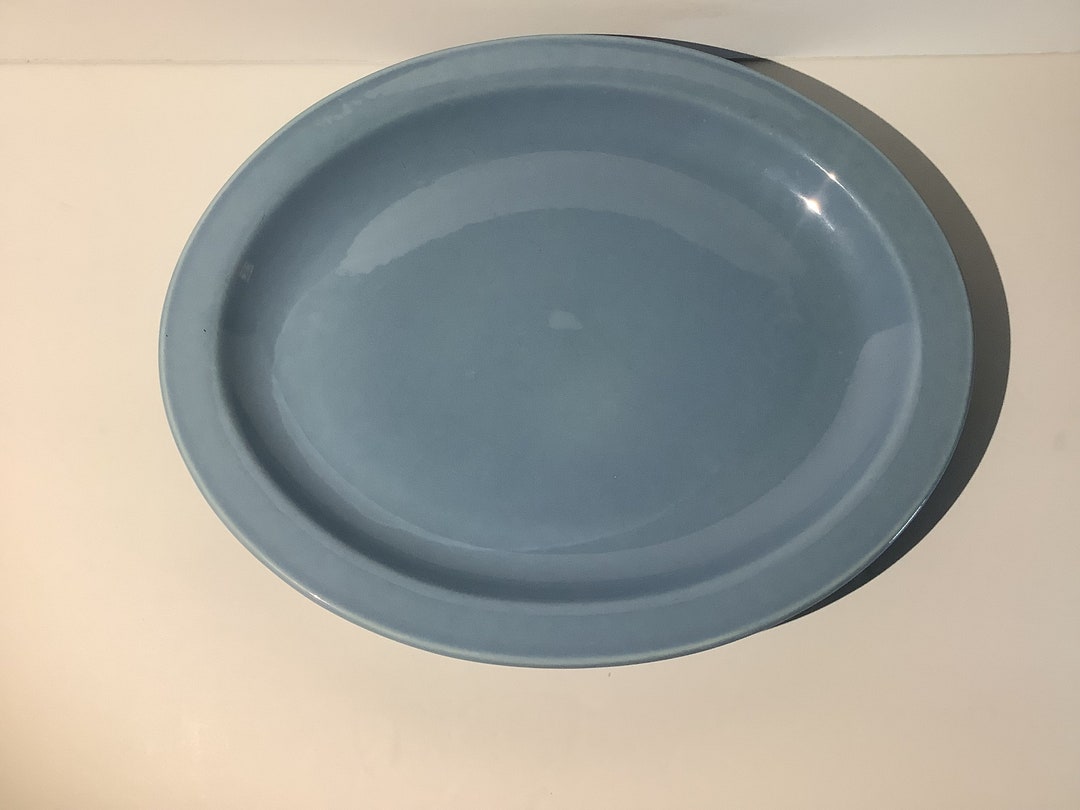Vintage Homer Laughlin Robin/blue Egg Platter - Etsy