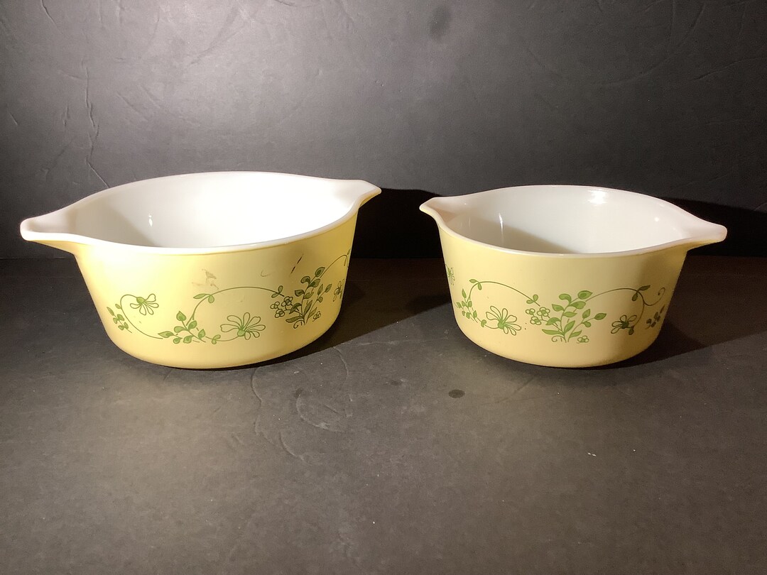 Pyrex Shenandoah Pattern Casserole Bowls - Etsy