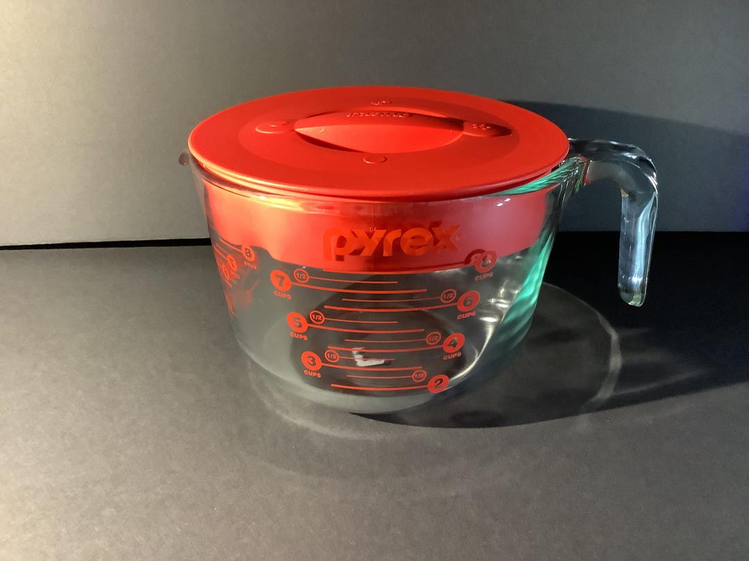 Pyrex 8 Cup Measuring Cup With Lid - Etsy