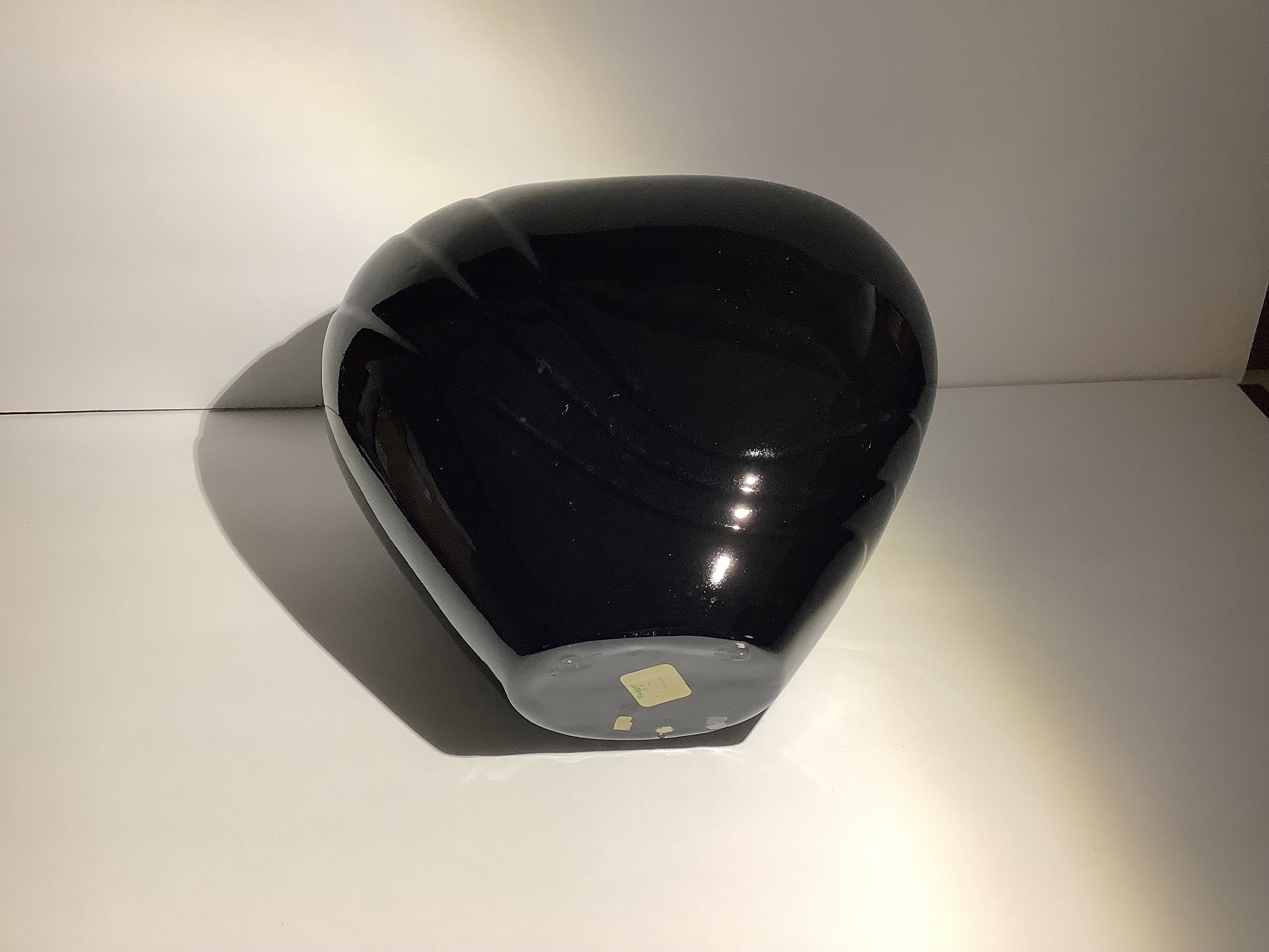 Vintage Art Deco Haeger Pottery Jet Black Vase - Etsy