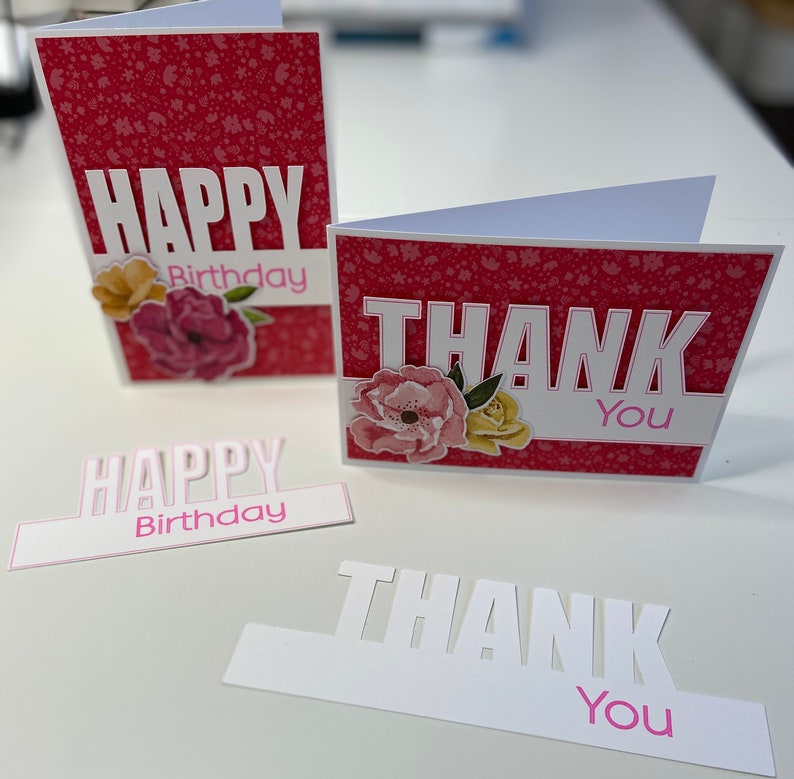 8 Scanncut Cut & Draw Card Front Greetings Set 1 FCM Cutting - Etsy