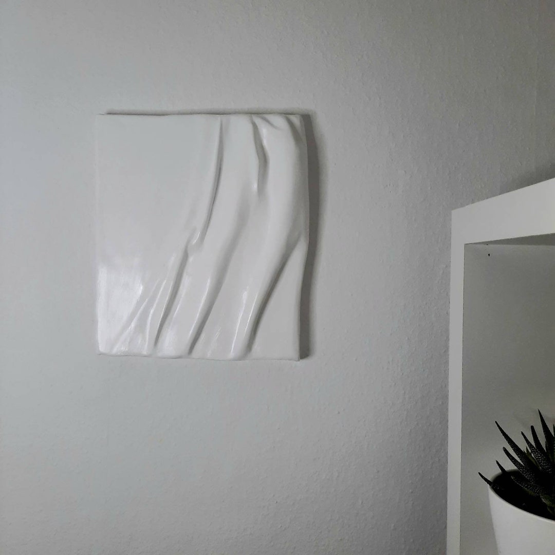 Plaster Art 3d Painting Canvas Minimalist Modern Painting - Etsy