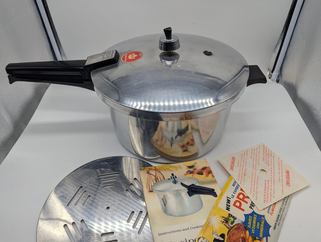 Vintage, Pressure Cooker, 5 Quart Vintage Presto, Pressure Cooker, With ...
