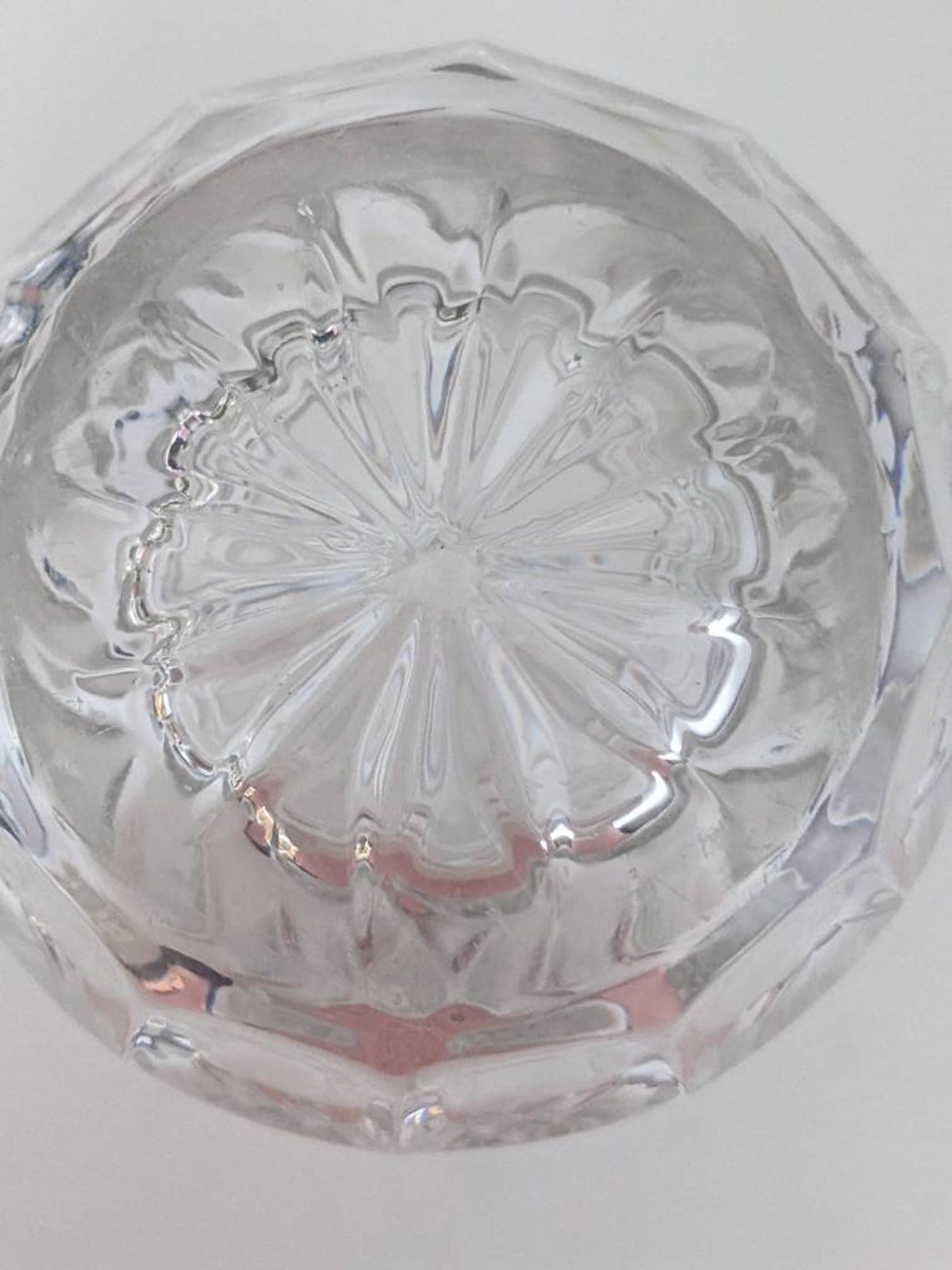 Cut Lead Crystal Pinwheel Large Vase - Etsy