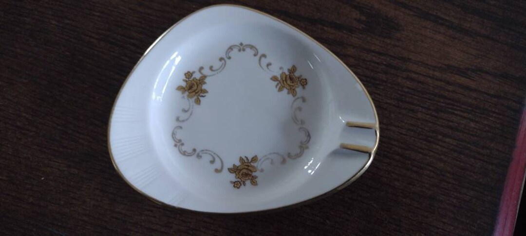 Vintage, Reichenbach, Germany, Porcelain, Ashtray, Trinket Dish - Etsy