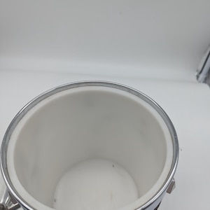 Vintage, Red Plaid, Ice Bucket, With Silver Handles, Circa 1970s, Mcm ...