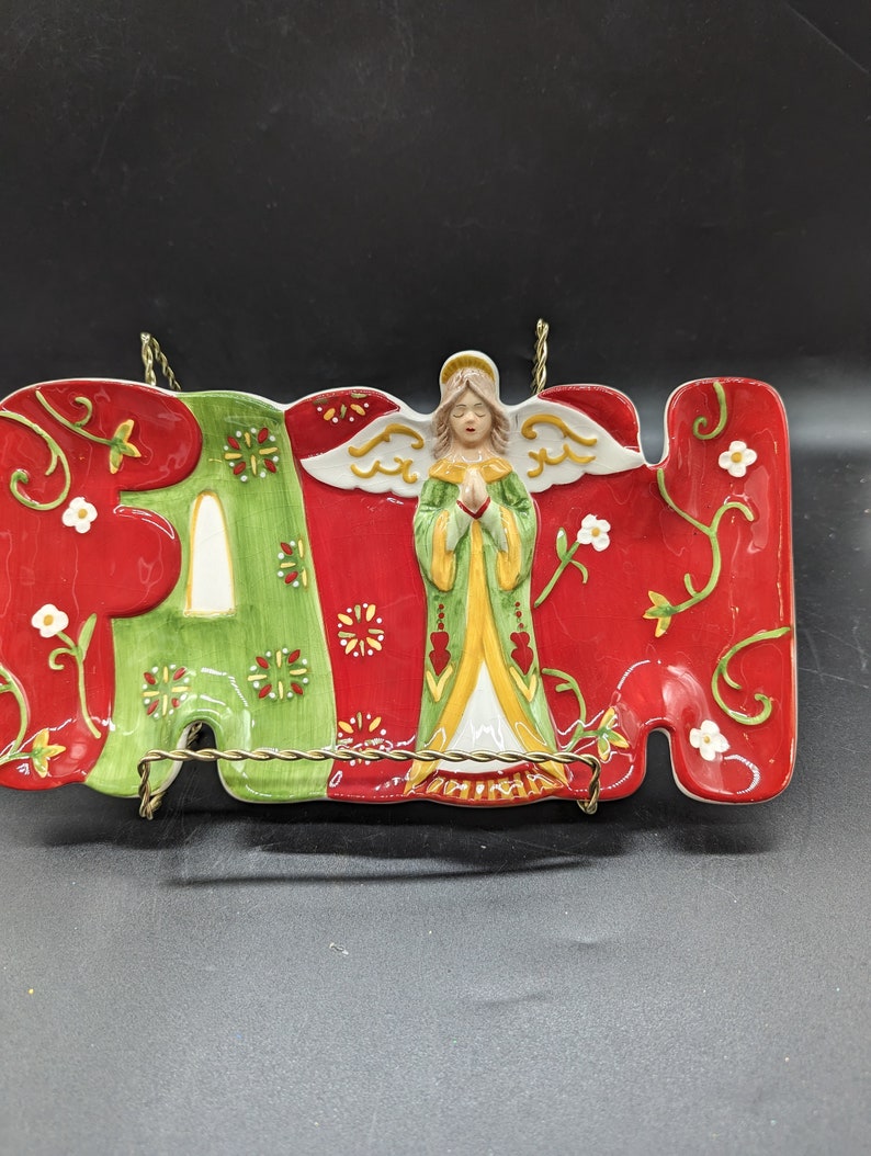 Vintage, Fitz and Floyd, Snack Therapy, Faith, Nut Tray, Cookie, Plate ...