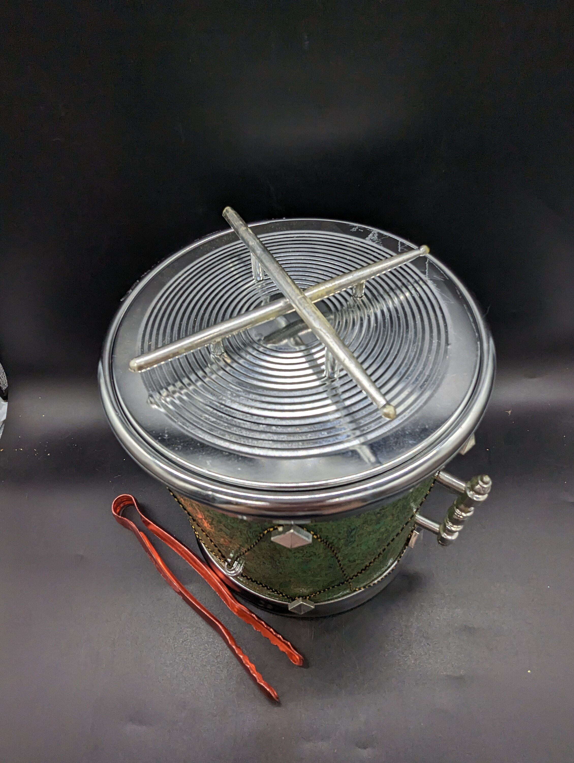 Vintage Green Baroque Drummer Boy Ice Bucket Silver - Etsy