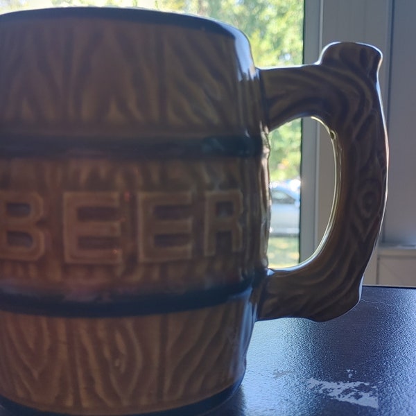 Ceramic Beer Mug Made in Japan - Etsy