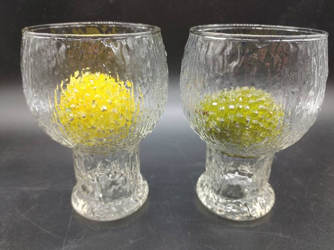 Kekkerit Iittala Finland Large Glasses, Two Sets, Water Goblets, and ...