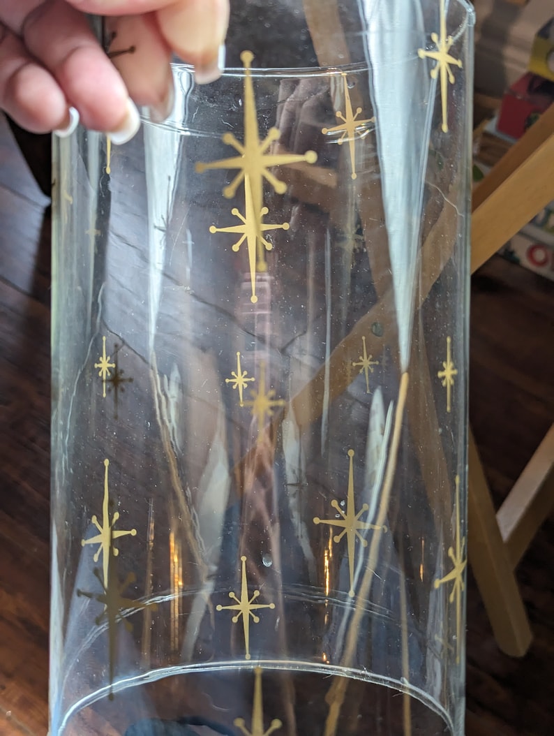 Vintage, MCM, Royal Star, Atomic, Sun, Starburst, Glass, Hurrican ...