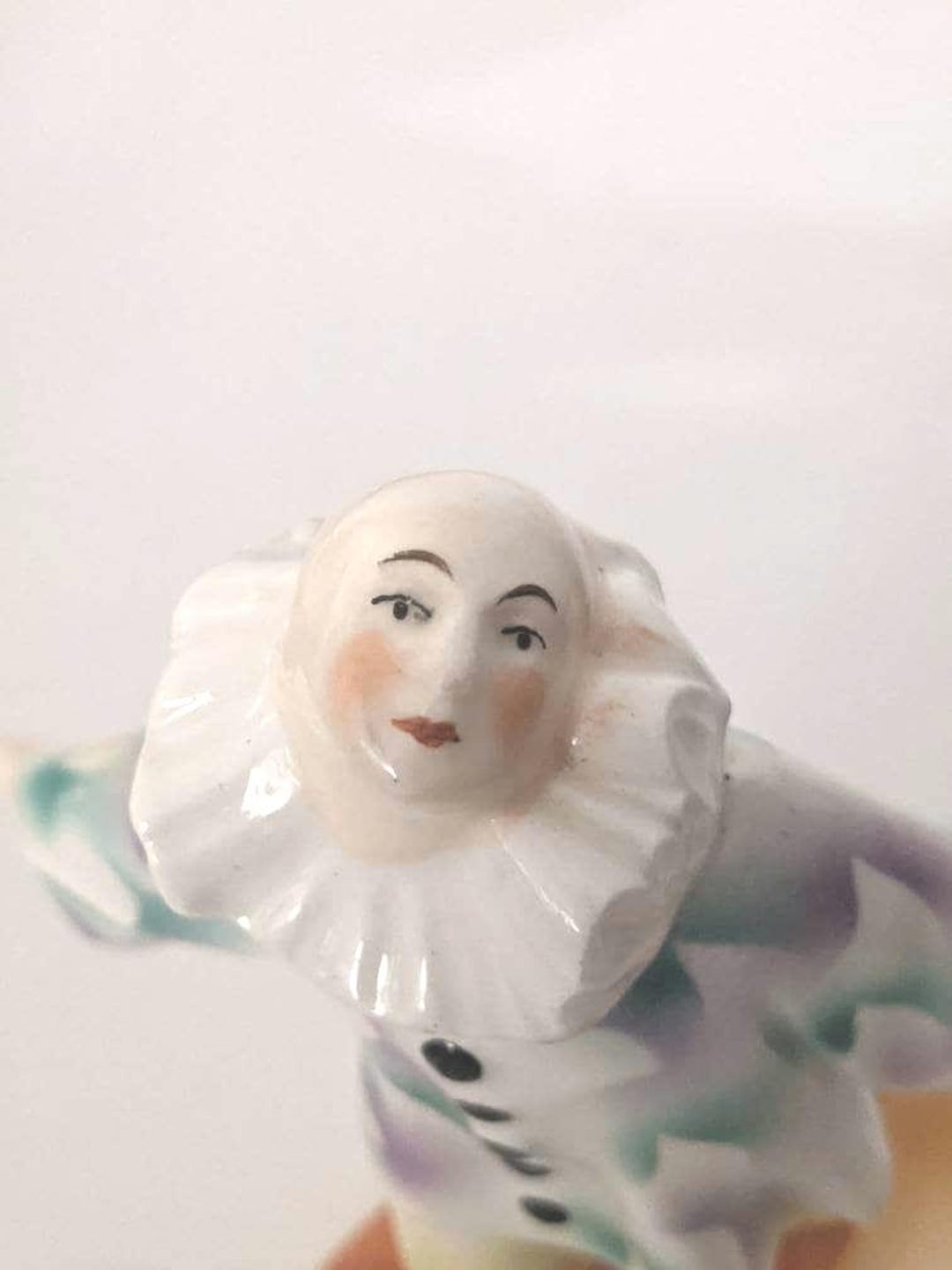 Clown Pierrot, Antique Ashtray, Czech Ceramic, One of A Kind, Hand ...