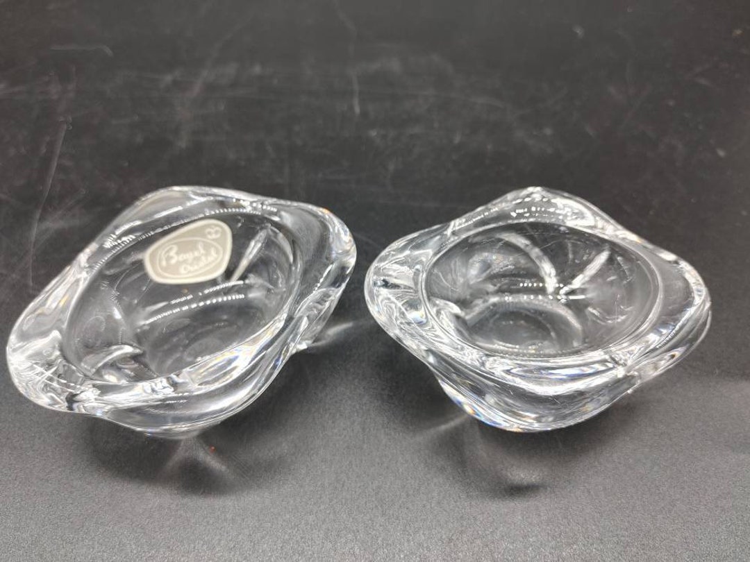 Beautiful, Vintage, Bayel Crystal, Service for Salt and Pepper, Bayel ...