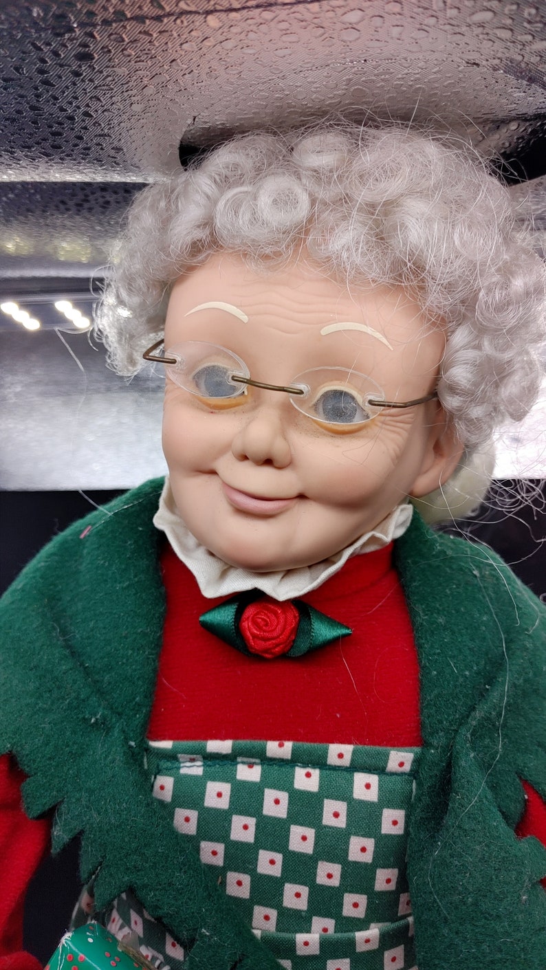 Vintage, Motionette, Holiday Creations Large, Mrs. Claus, Animated ...