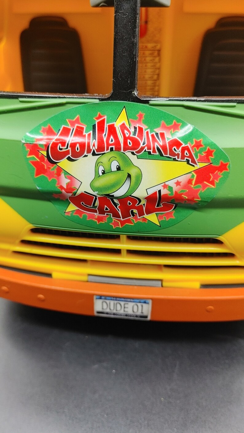 TMNT, Cowabunga, Carl, Pizza Party, Van, Playmates, Teenage Mutant ...