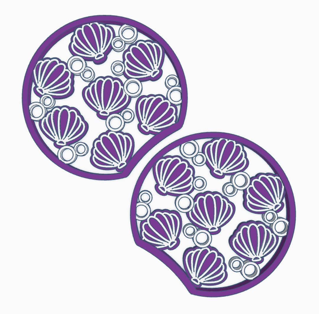 Little Mermaid Shells and Bubbles Mermaid Ears Digital Download File - Etsy