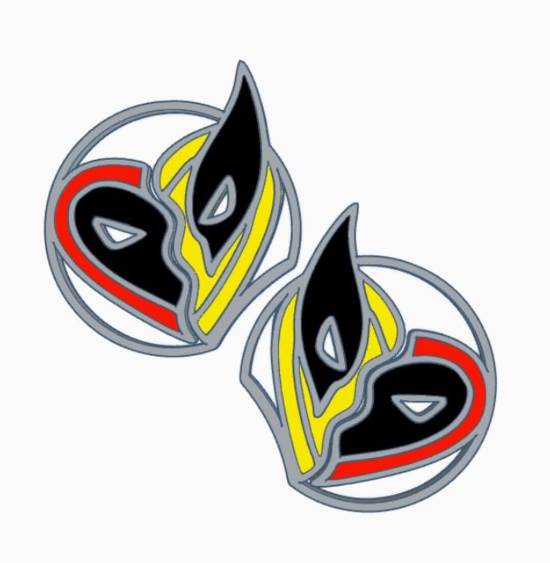 Deadpool and Wolverine Mouse Ears 3D Printing Digital Download STL File ...