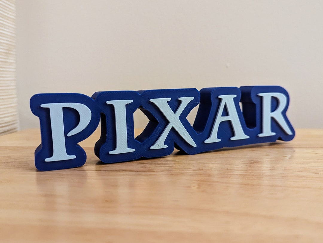 Pixar Name Sign, 3D Name Sign, Gift for Her, Gift for Him, Desk Sign ...