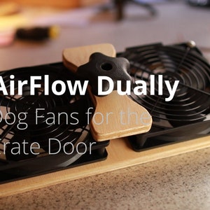 Airflow Dually - Dog Crate Fans - Compatible With Ruff Land / Ruff ...